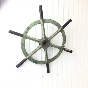 Antique Brass Ships Wheel Authentic Ships Wheel Sailboat | Etsy