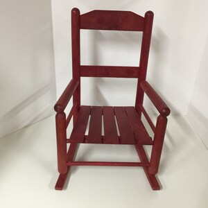 CHILDS ROCKING CHAIR, Wood Rocking Chair, Doll Chair, Children's ...