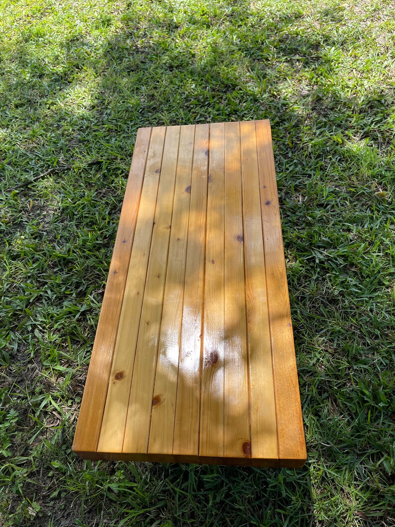 Rustic Pine Bench Solid Wood Bench Table Mud Room Decor - Etsy