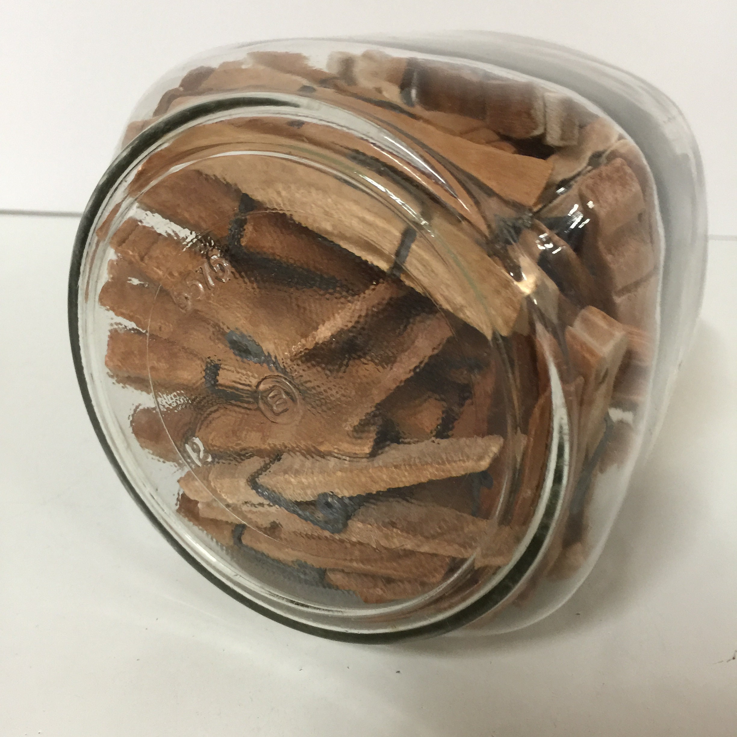 VINTAGE GLASS JAR Jar of Clothes Pins Vintage Clothes Pins | Etsy
