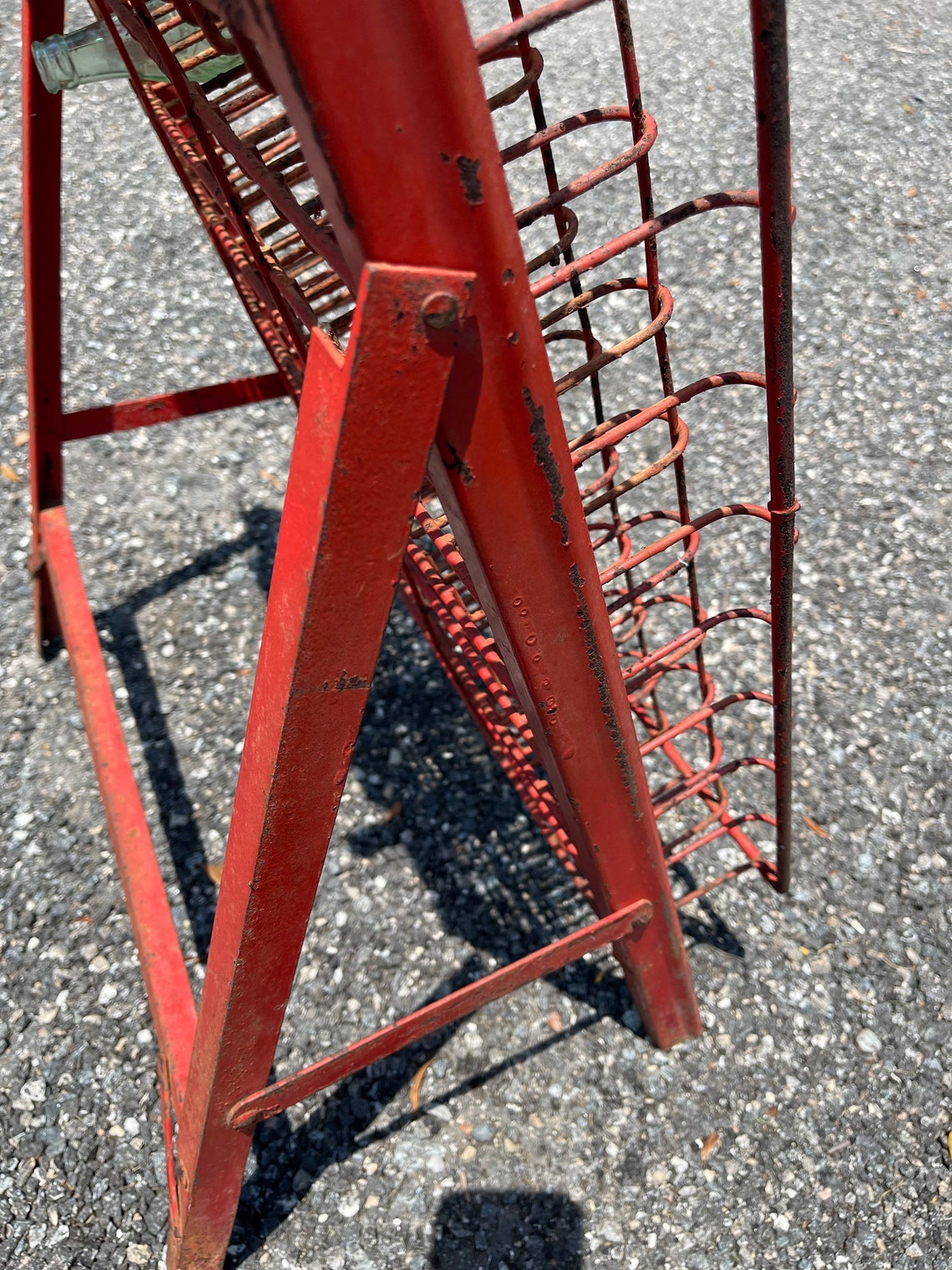 Coca Cola Bottle Holder, Coke Collectible, Bottle Return Rack, Metal ...