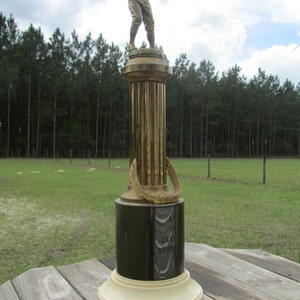 Vintage AAA Baseball Trophy, 1957, Mid Century, Ed Raatz Trophy, Man ...