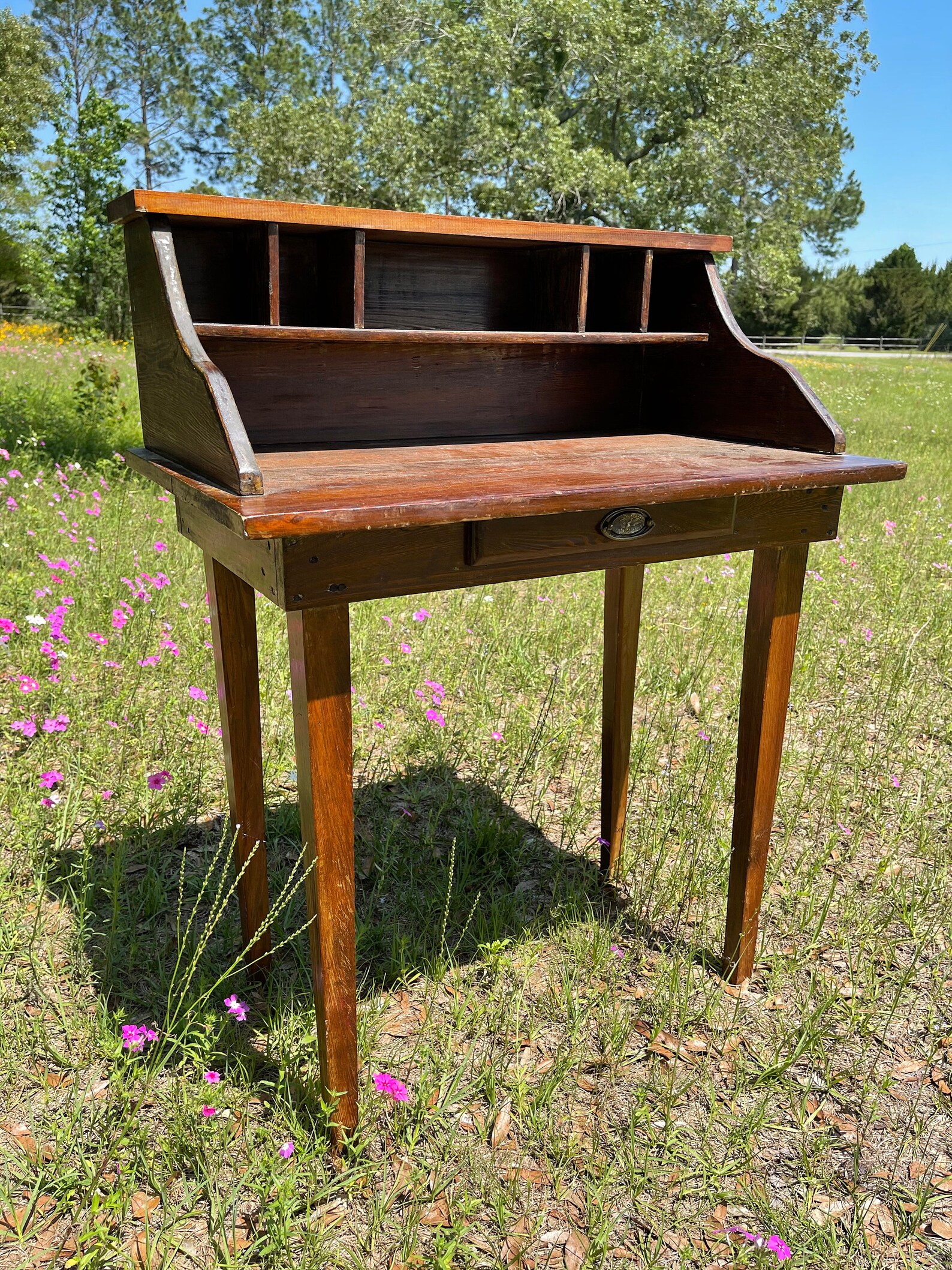 Antique desk primitive desk writing desk plantation desk | Etsy
