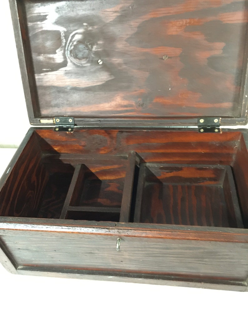 Vintage Wood Box Decorative Box Rustic Box Primitive Box | Etsy