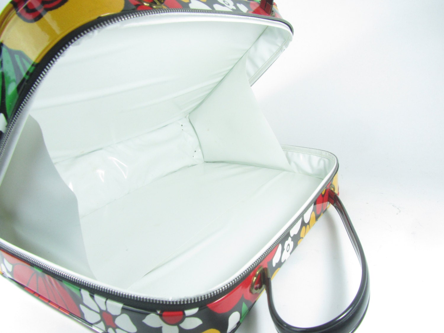 Retro Purse Groovy Suitcase 1970s Case Travel Bag Make up | Etsy