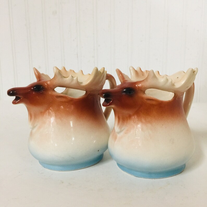 Moose Elk Creamer Set Creamer Wedding Decor Table Setting | Etsy