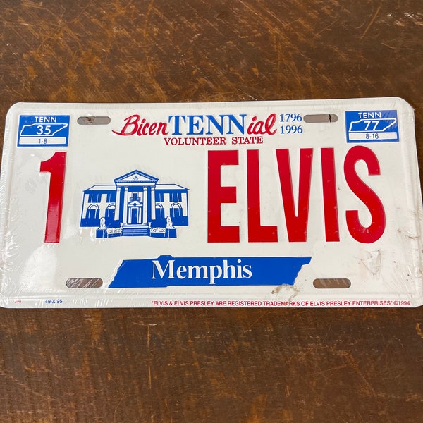 Elvis License Plate - Etsy