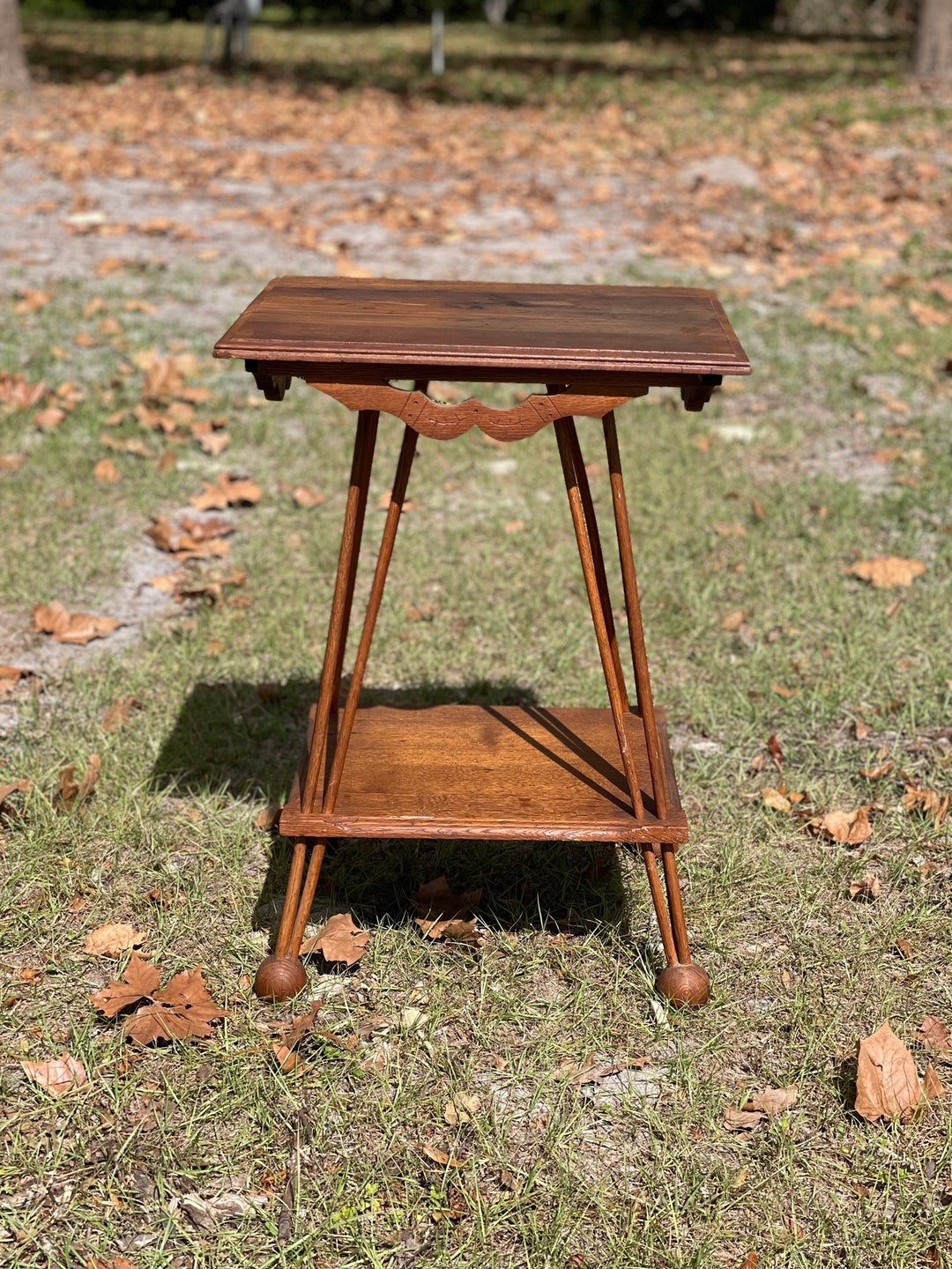 Antique Table, Ball and Stick, Mission Arts and Craft, Victorian ...