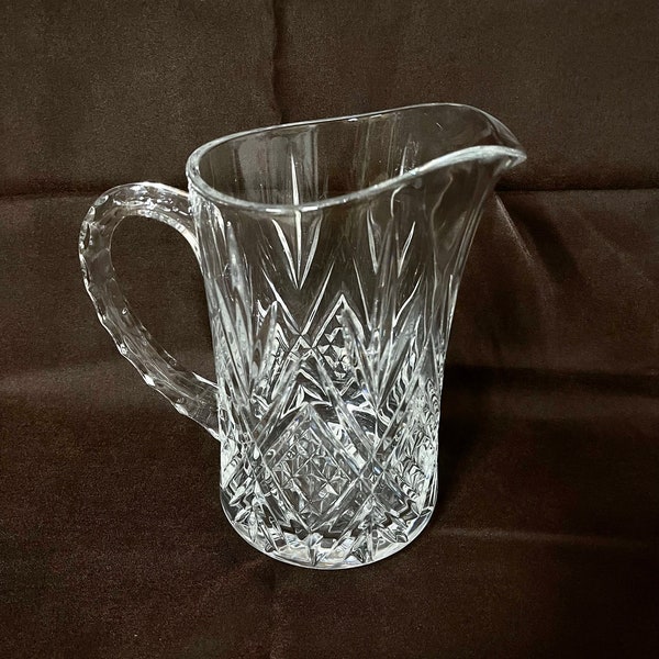 Antique Lead Crystal Pitcher - Etsy
