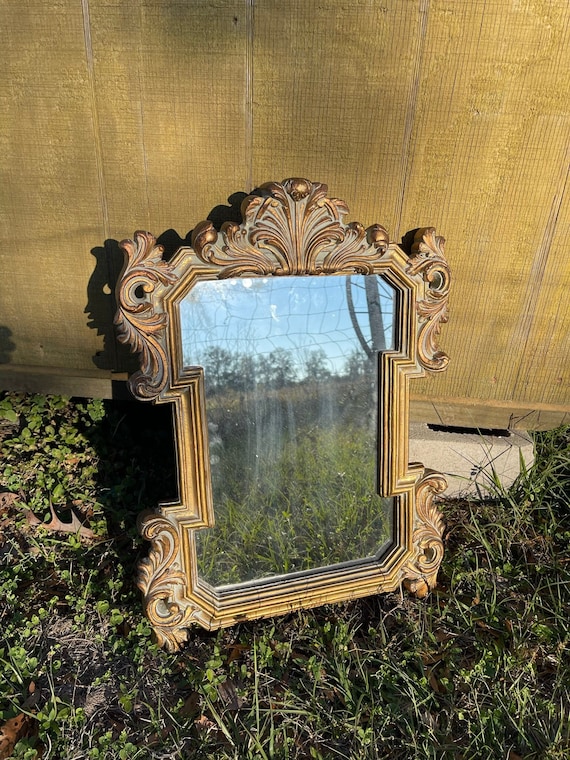 Ornate Bombay Mirror Vintage Mirror Gold Wall Mirror - Etsy