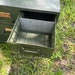 Metal Storage Drawer, Military Parts Cabinet, Metal Card Catalog ...