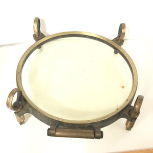 Antique Brass Porthole, Glass Window, Boat, Sailboat Porthole, Brass ...