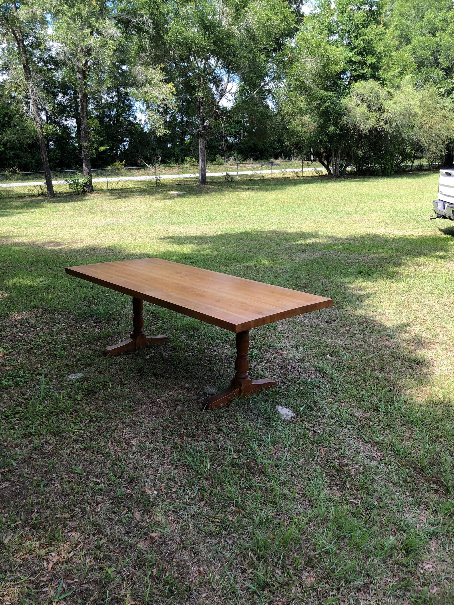 Vintage Dining Table Modern Farmhouse Table Butcher Block | Etsy