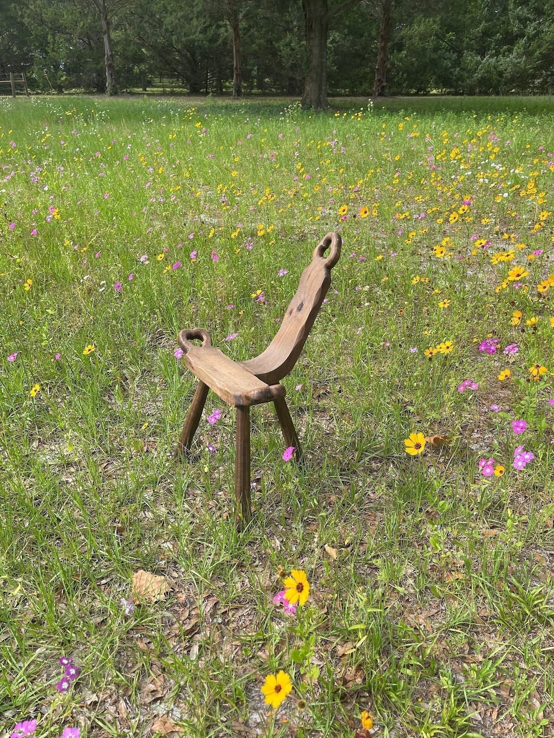 Birthing Chair, Birthing Stool, Antique Stool, Vintage Stool, Solid ...
