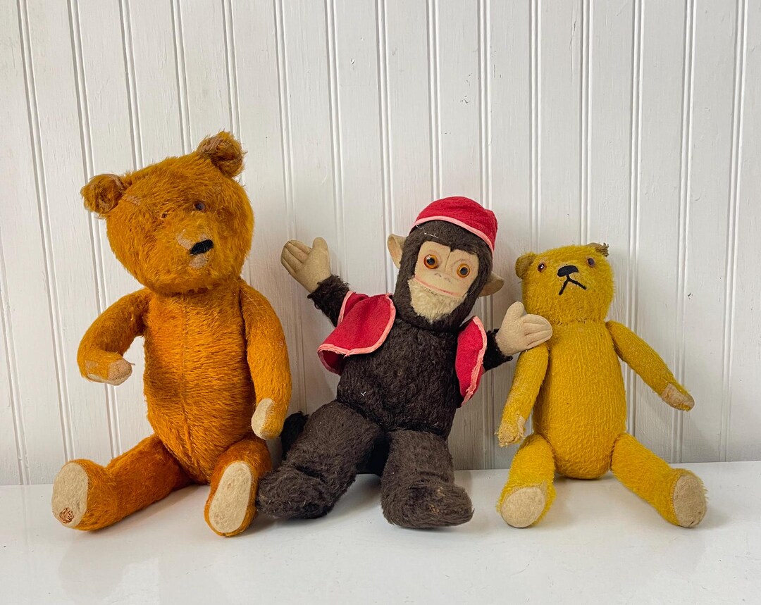 Antique Teddy Bear, STEIFF, Vintage Toy, Vintage Monkey Toy, Stuffed ...