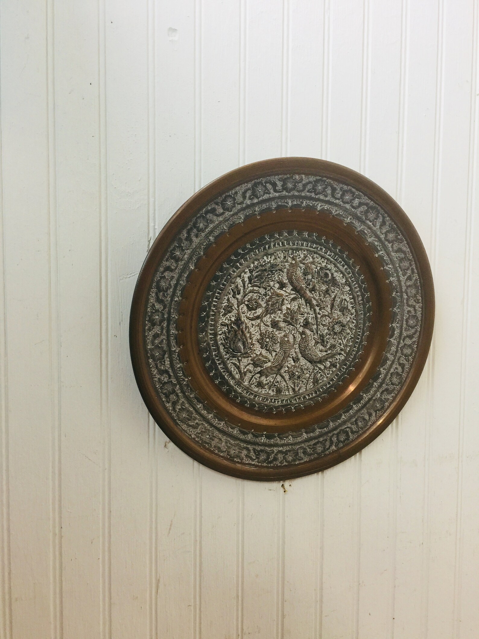 Vintage Copper Plate Vintage Copper Middle Eastern Plate - Etsy