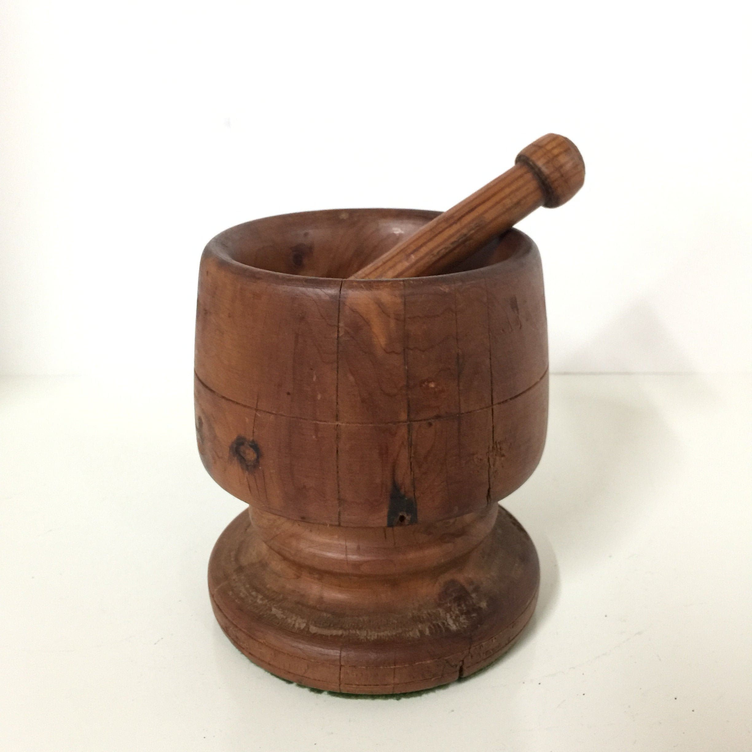 Vintage Mortar and Pestle Medicine Pharmacy Druggists Wood - Etsy.de