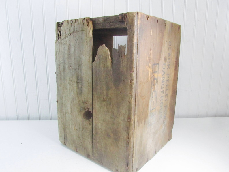 Antique Ammo Box, Wood Crate, Wood Box, Vintage Crate, Wooden Crate ...