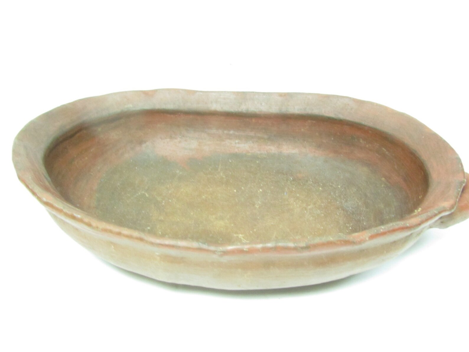 Antique Pottery Bowl Clay Bowlooak Pottery Primitive Bowl - Etsy