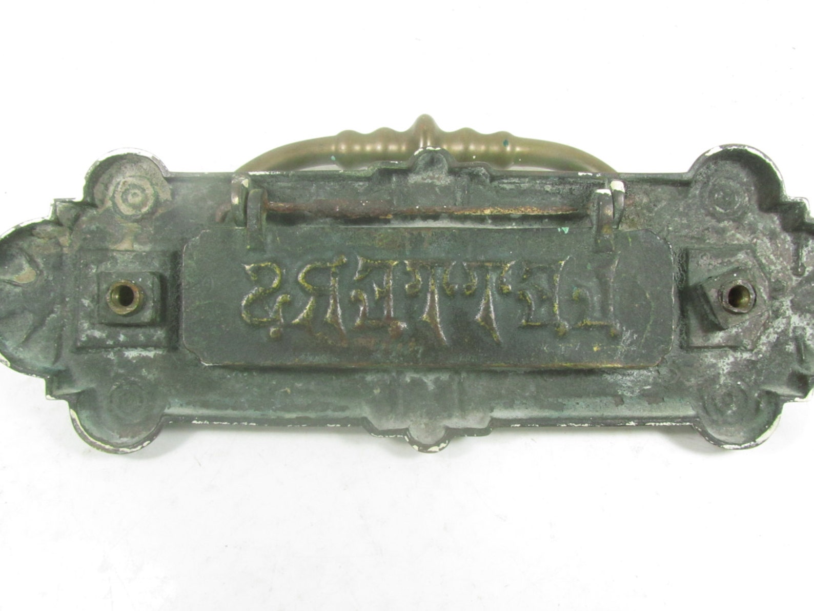 Brass Mail Slot Mail Receptacle Door Mail Slot Letter Slot - Etsy