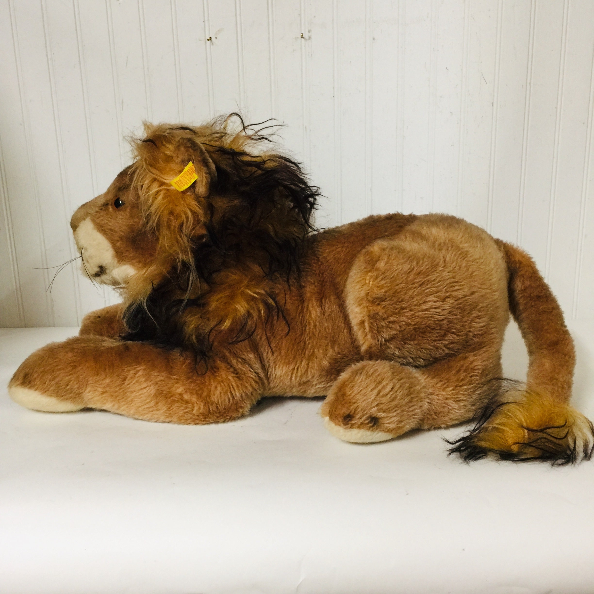 Rare German Antique Stuffed Lion