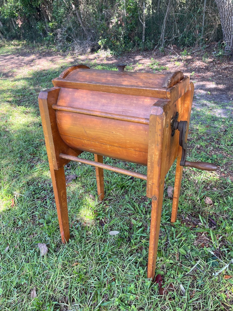 Antique Wood Butter Churn, Blanchard Churn, Farmhouse Decor, Industrial ...