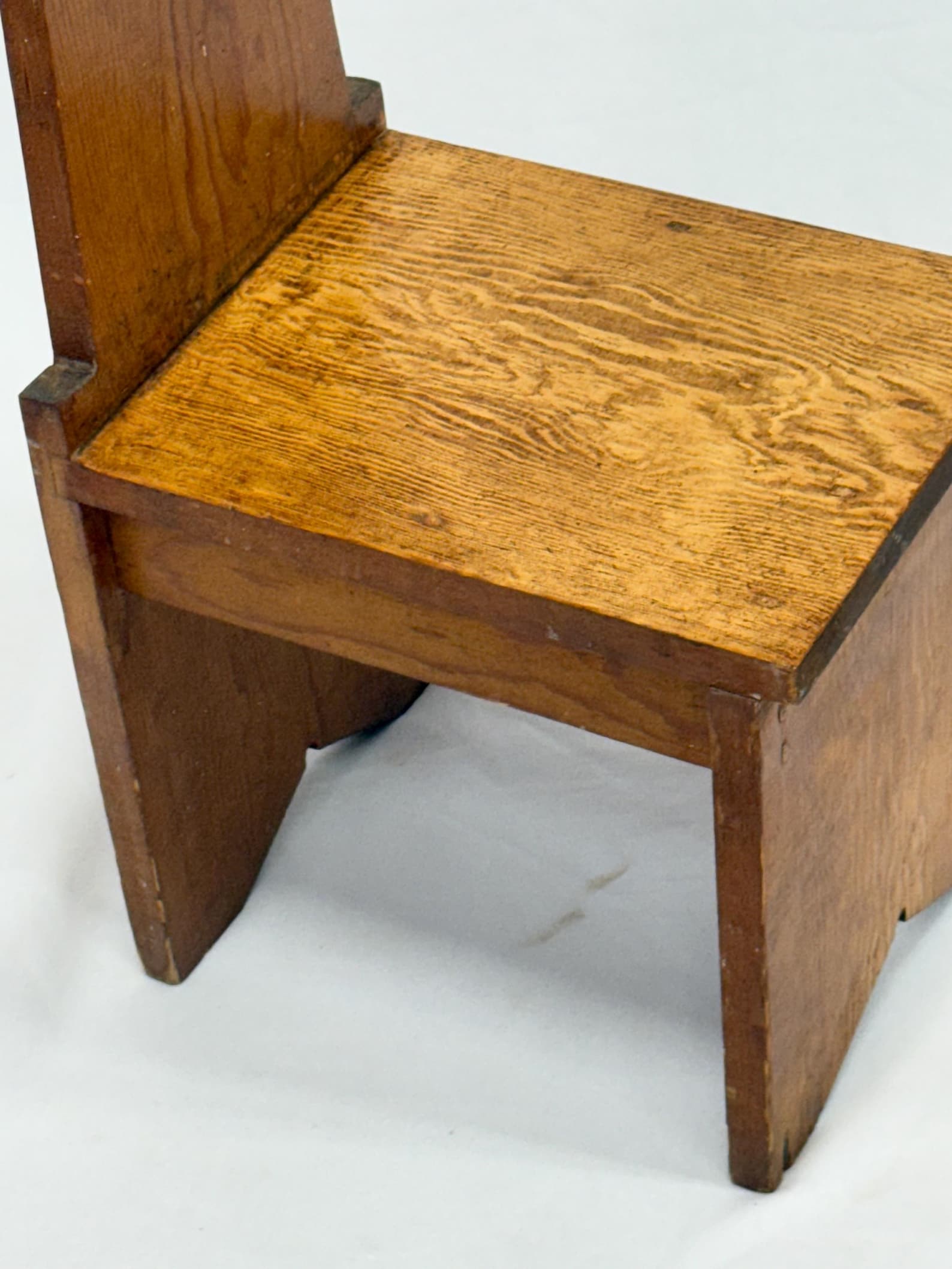Vintage Wood Step Stool, Wood Time Out Chair, Potable Stool, Solid Wood ...