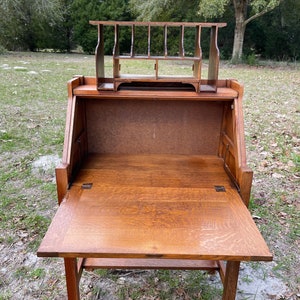 Antique Secretary Desk, Mission Craftsman Style, Life Time Furniture Co ...