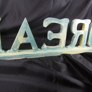 Painted Sign, Dream Sign, Shabby Chic Decor, Wall Decor, Whimsical ...