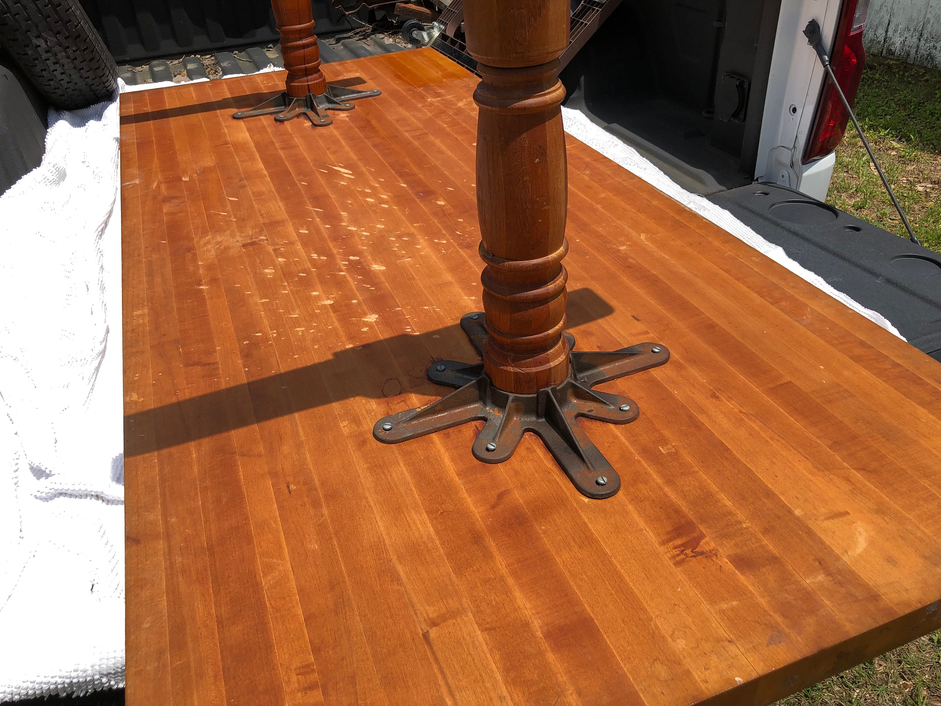 Vintage Dining Table Modern Farmhouse Table Butcher Block | Etsy