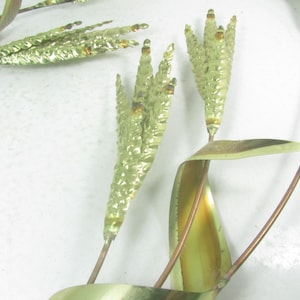 Vintage Metal Wall Hanging, Metal Wheat, Copper Art, Brass Wheat, Mid ...