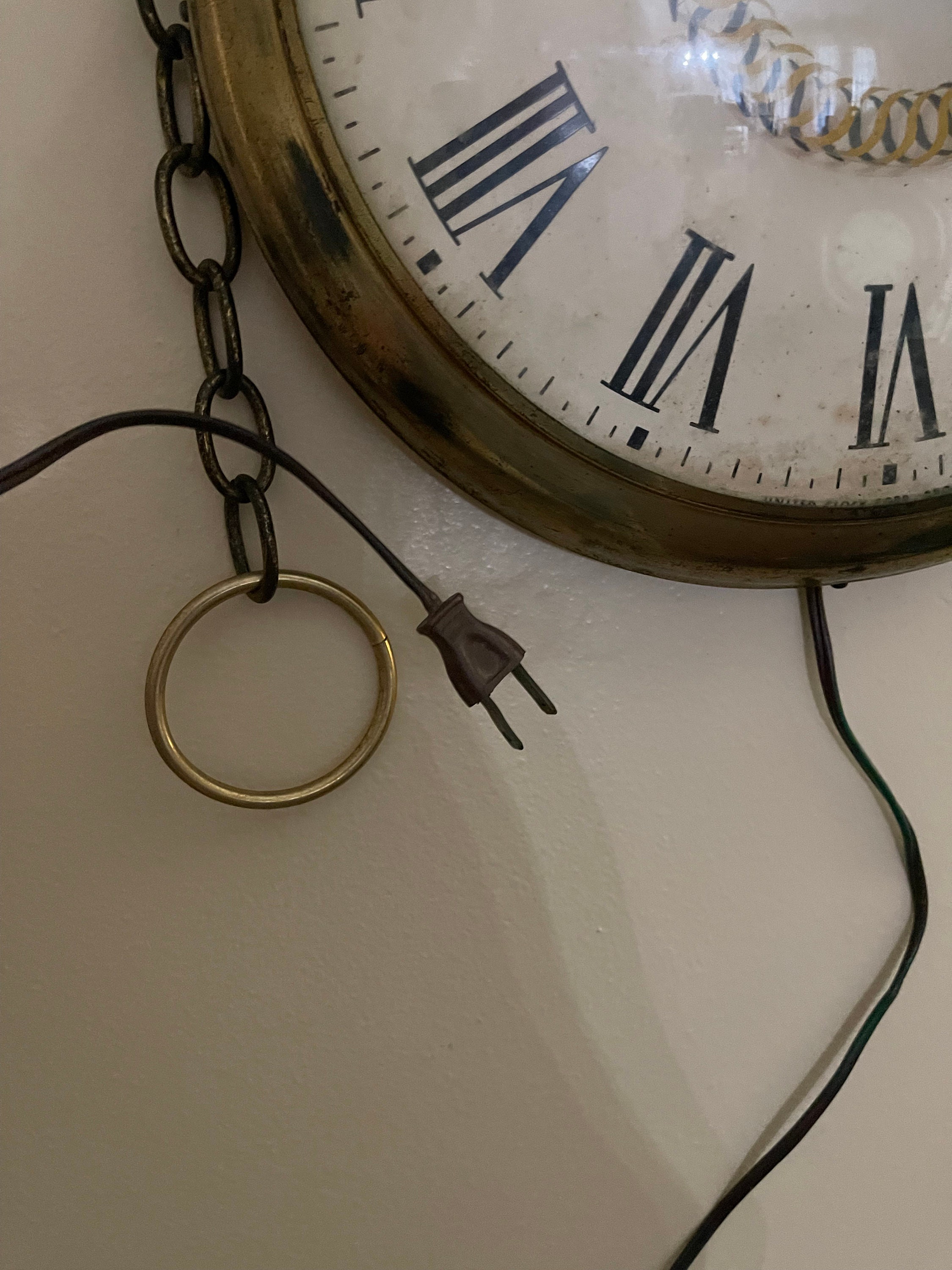 Ircon Wall Clock With Swag