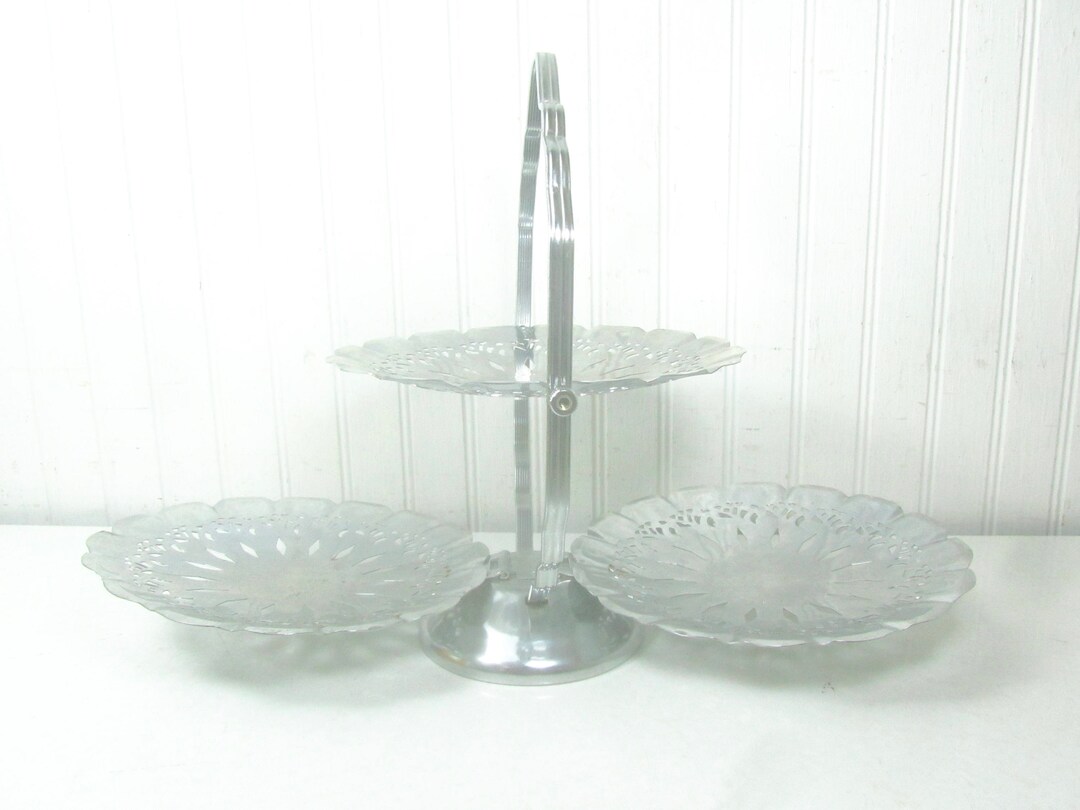 VICTORIAN CAKE Stand,bed and Breakfast, Vintage Cake Stand, Three Tiers ...