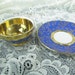 Demitasse Set, Tea Cup, Blue and Gold Tea Set, EB Bavaria, Tea Cup ...