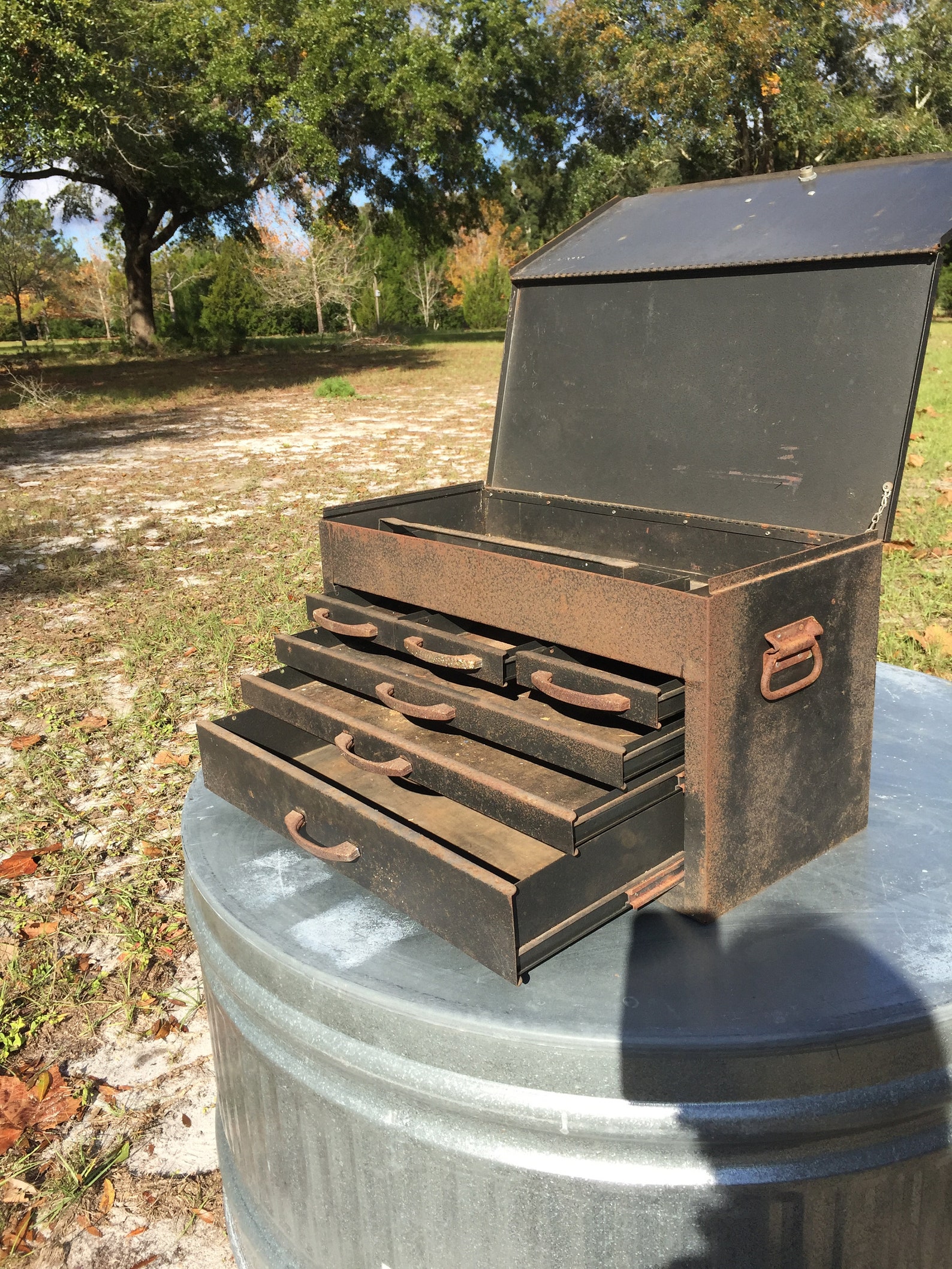 Vintage Machinist Chest, Stack on Machinists Chest, Metal Tool Box ...