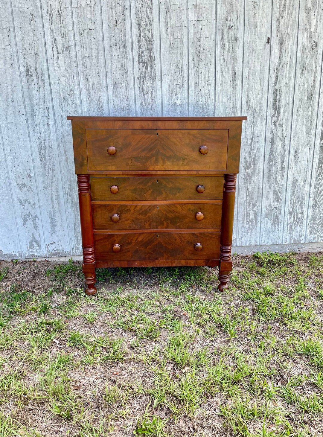 Antique Empire Chest of Drawers, Antique Furniture, Farmhouse Decor ...