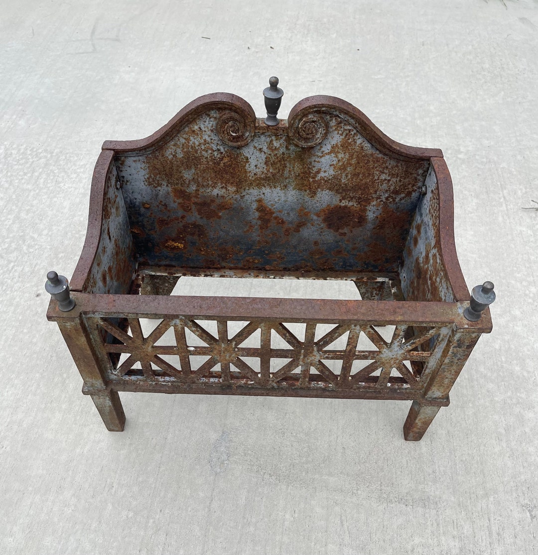 Antique Metal Fireplace Box, Victorian Fireplace,fire Place Insert ...