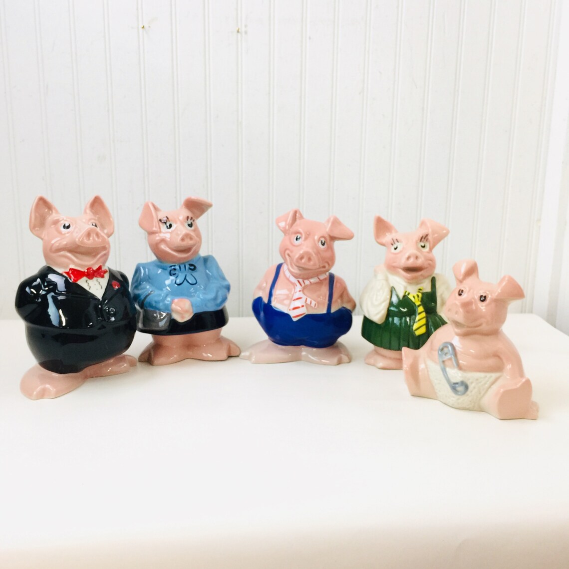WADE PIG FIGURINE Wade Piggy Banks Ceramic Pigpiggy Bank - Etsy