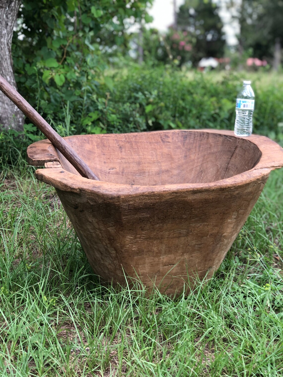 Antique Mortar and Pestle, Primitive Tools, Huge Large Mortar and ...