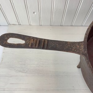 Footed Skillet, Gate Mark, Footed 1800s Skillet, Antique Iron Pan ...