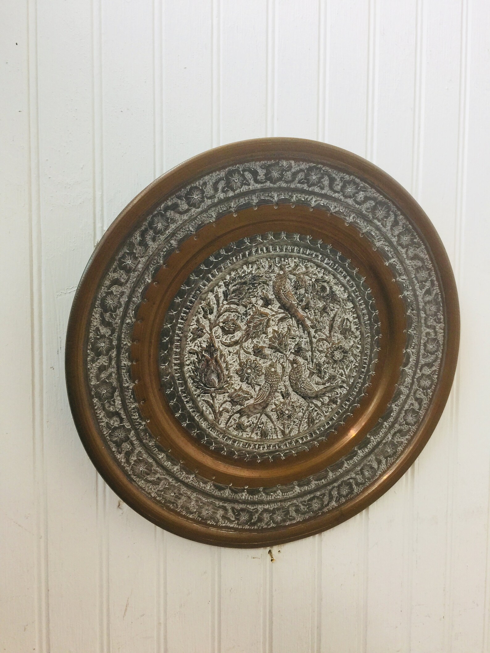 Vintage Copper Plate, Vintage Copper, Middle Eastern Plate, Picture ...