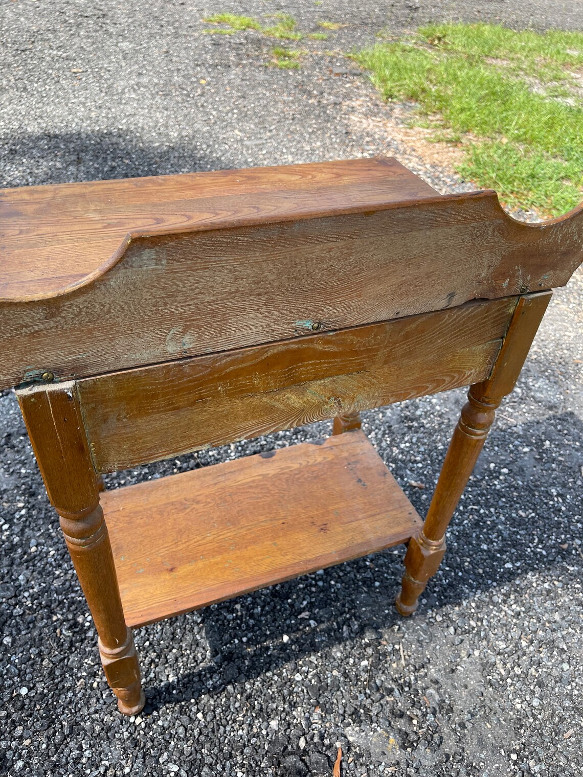 Dry Sink Antique Nightstand Primitive Rustic Design Wood - Etsy