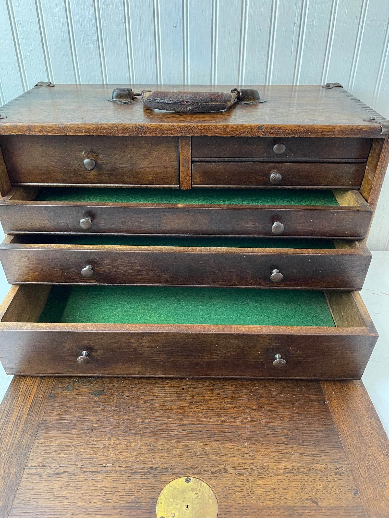 Vintage Machinist Chest, Wood Tool Box, Wood Drawer Box, Storage ...