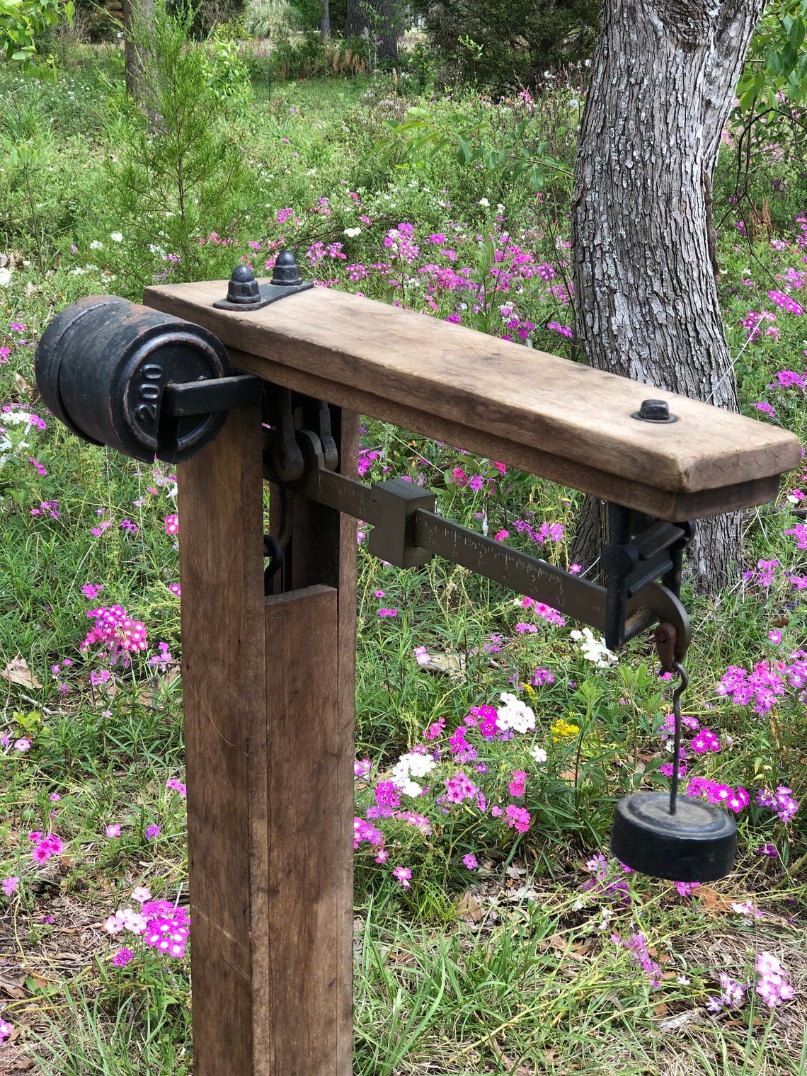 Industrial Scale, Antique Scale, Feed Store Scale, Platform Scale ...