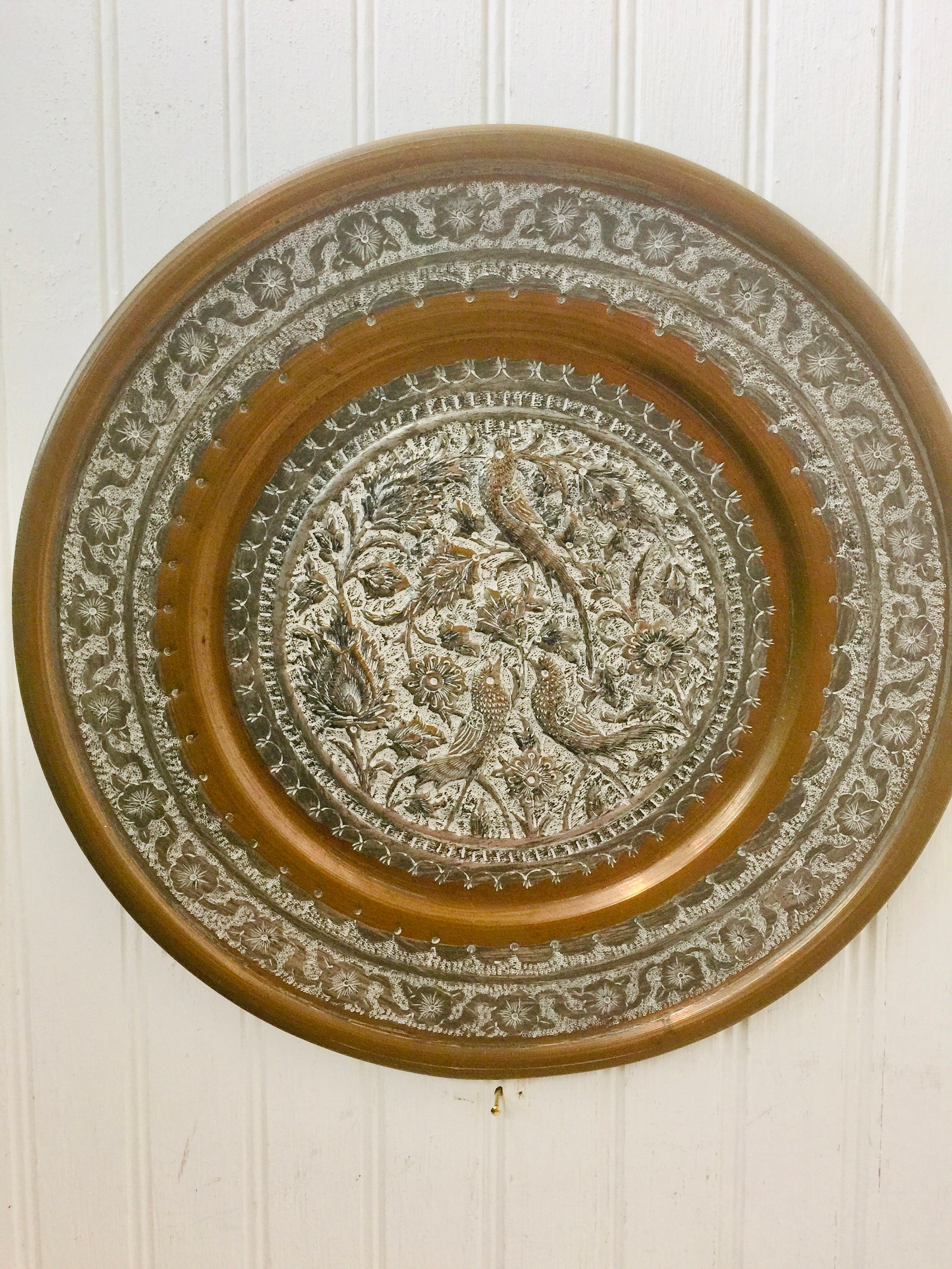 Vintage Copper Plate Vintage Copper Middle Eastern Plate - Etsy