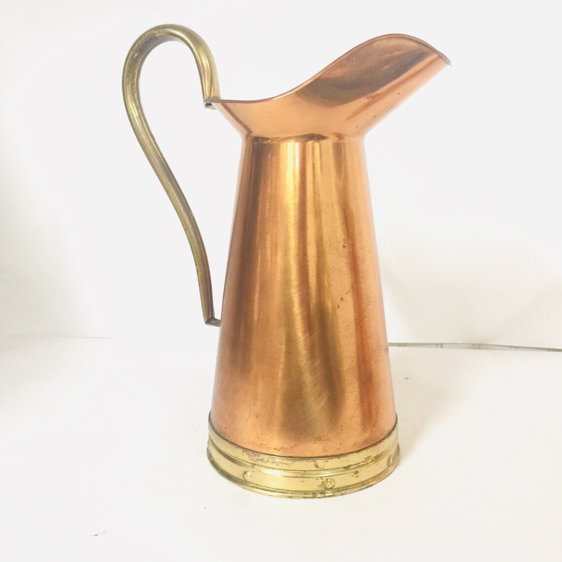 COPPER PITCHER Set of 2 Vintage Copper Pitchers Copper and - Etsy