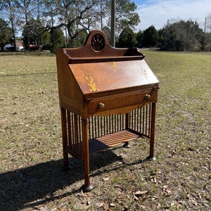 Antique Secretary Desk, Mission Craftsman,scottish Design Furniture ...