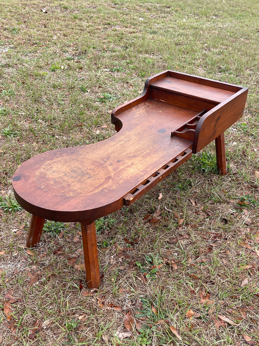 Antique Cobblers Bench, Shoemakers Bench, Primitive Antique, Coffee ...