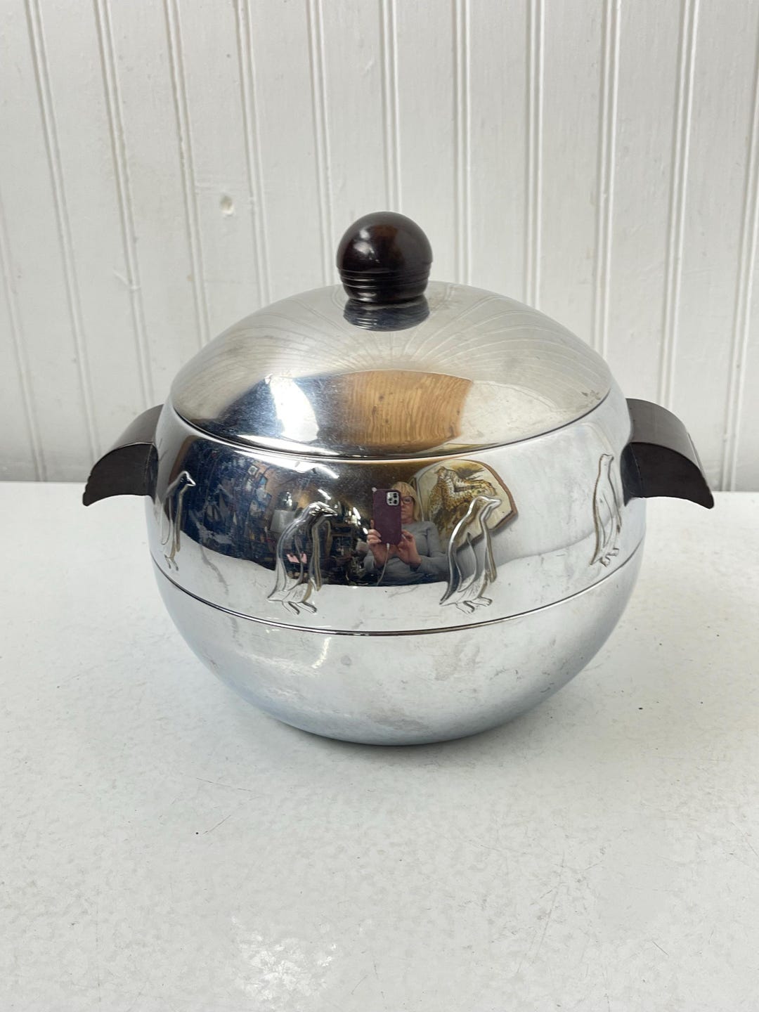 Mid Century Ice Bucket, Penguin Ice Bucket, Hot and Cold Server, West ...
