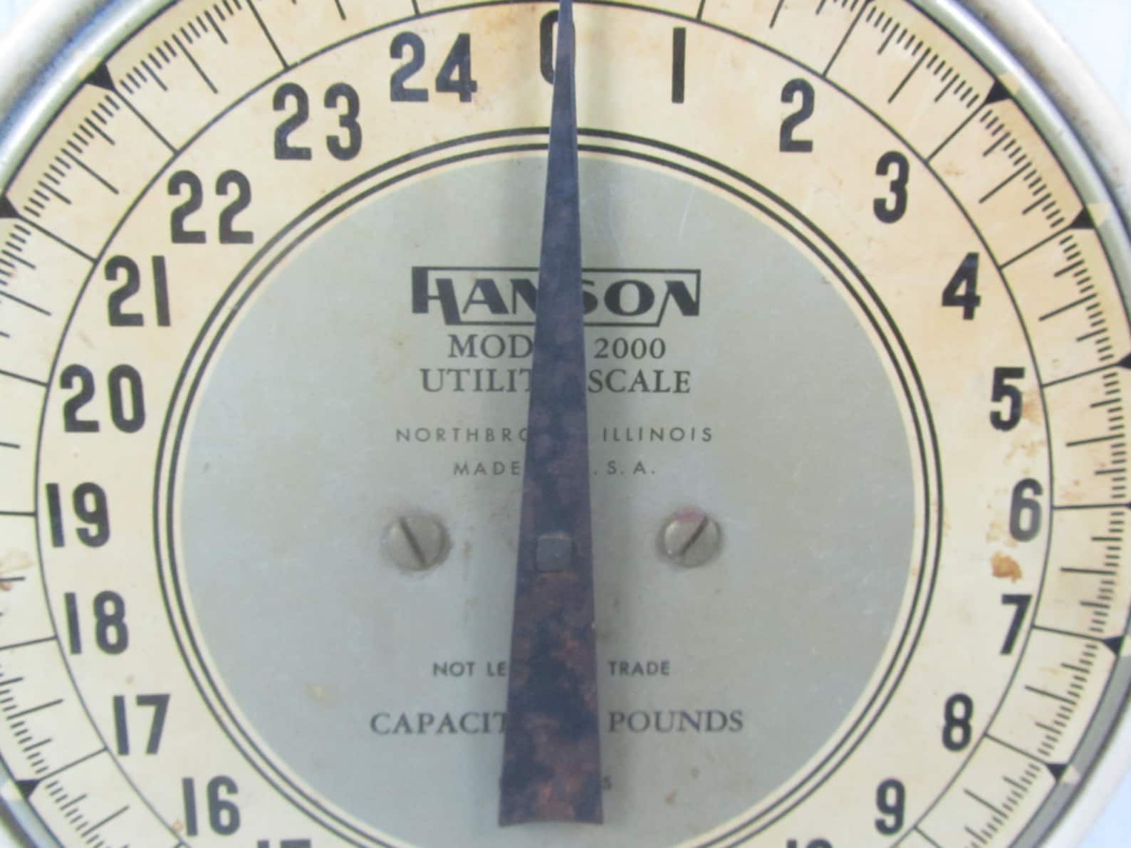 Hanson Scale, Utility Scale, Farmhouse Decor, Kitchen Scale, Black and ...